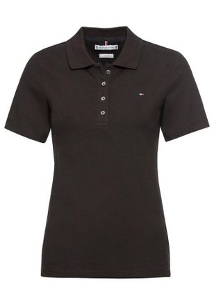 Tommy Hilfiger Poloshirt 1985 SLIM PIQUE POLO SHORT SLEEVE mit Tommy Hilfiger Logo-Flag