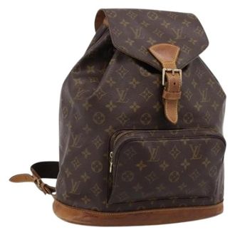 Louis Vuitton Pre-owned Montsouris GM Rucksack - - Pre-owned - Damen - Braun - ONE SIZE