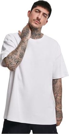 Urban Classics Oversized Waffle Tee T-Shirt, Blanc (White 00220), XX-Large Homme
