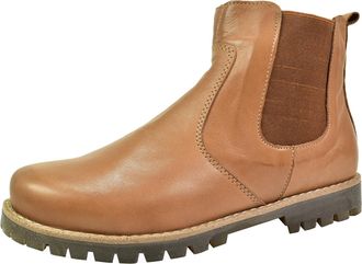 Andrea Conti Damen Stiefelette Boot Rei&szlig;verschluss Profilsohle l&auml;ssig 0342818, Gr&ouml;&szlig;e:38 EU, Farbe:Braun