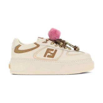 Fendi Match Vite C/Doll & Scoubid Vis - - Shoes - Damen - Beige - 39 EU