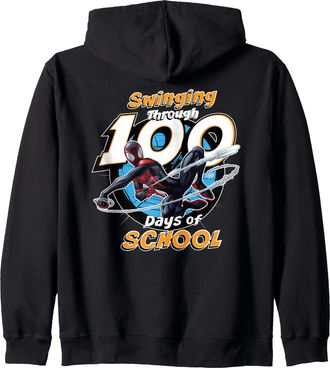 MARVEL Miles Morales Spider-Man 100 Days of School 100th Day Kapuzenjacke