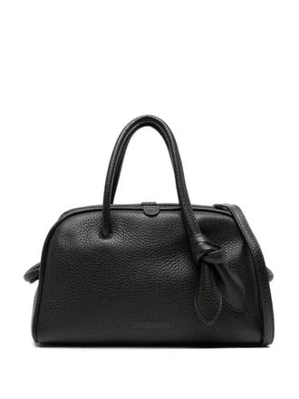 Jacquemus Hobo Bags - Textured Calf Leather Bag - Gr. unisize - in Schwarz - f&uuml;r Damen