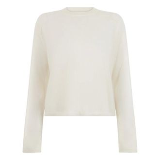 Lisa Yang Pull col rond - Femme - Pulls - Blanc - Taille: 36 FR