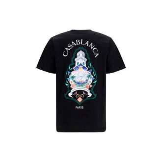 Casablanca Mens Black Cotton T-Shirt