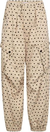 Co'Couture Femme, Pantalons, Beige, Taille: 36 FR Tapered Pantalons