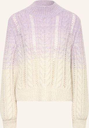 Marc Cain Pullover Mit Glitzergarn lila