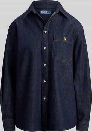 Polo Ralph Lauren Relaxed Fit Hemdbluse aus reiner Baumwolle