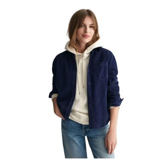 GANT Cordhemdjacke - - Jackets - Damen - Blau - 3XL
