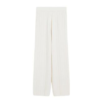 Max Mara Femme, Pantalons, Beige, Taille: 40 FR Jardin Wide Pantalons