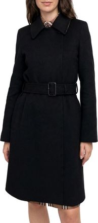 Burberry Recycled Cashmere Coat - Black