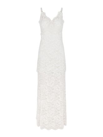 Paco Rabanne Maxi Robe - Blanc
