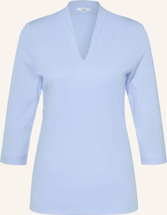 Zaida Za&iacute;da Shirt Mit Kelchkragen blau