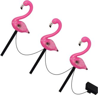 Artibetter Solarleuchte Garten Flamingo Led Solarlicht Au&szlig;en Deko Mit Erdspie&szlig; Wetterfest F&uuml;r Terrasse Rasen