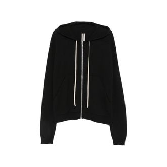 Rick Owens Zip-up Drawstring Hoodie