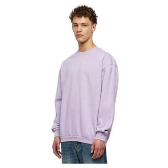 Urban Classics Heavy Terry Garment Dye Crew Maillot de survêtement, Lilas, XXL Homme