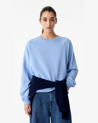 Arket Frottee-Sweatshirt -Blau