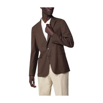 Santaniello Giacca Sartoriale - Homme - Vestes - Brun - Taille: 2XL