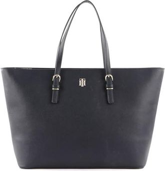 Tommy Hilfiger TH Timeless Med Tote Corp Navy Corporate