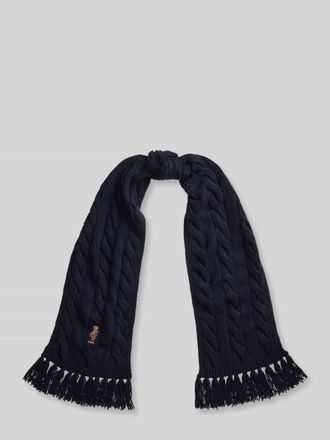 Polo Ralph Lauren Schal aus Woll-Mix mit Polo-BEAR-Motiv