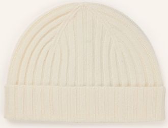 Strokesman's Strokesmans Cashmere-M&uuml;tze weiss