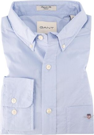 GANT Herren Hemd blau Baumwolle