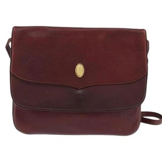 Cartier Pre-owned Leder-Schultertasche - - Pre-owned - Damen - Rot - ONE SIZE