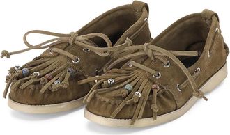 Golden Goose Low-Top Sneaker - Mokassin aus Veloursleder - Gr. 37 (EU) - in Braun - f&uuml;r Damen