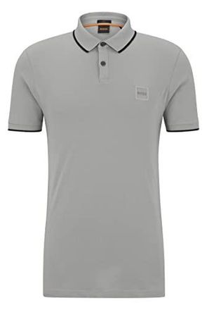 BOSS Hommes Passenger Polo Slim Fit en Coton Stretch à Patch Logo