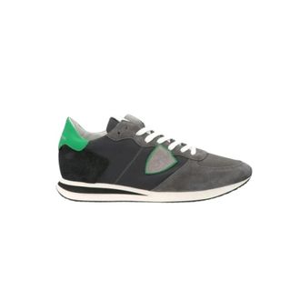 Philippe Model Leather Sneakers Tropez - - Shoes - Herren - Grau - 41 EU