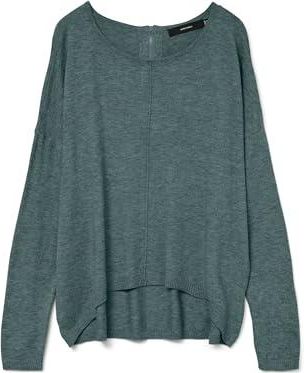 Vero Moda VMBREEZE Aura LS LCS Blouse zipp&eacute;e, Baume Green, M