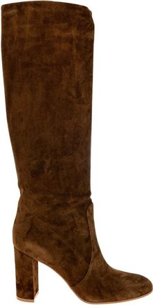 Gianvito Rossi Femme, Chaussures, Brun, Taille: 41 EU Glen Bottines &agrave; Talon