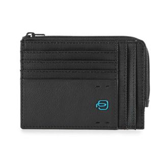 Piquadro Homme, Accessoires, Noir, Taille: ONE Size Porte-monnaie zipp&eacute; avec porte-documents