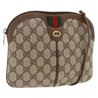 Gucci Sac bandouli&egrave;re GG Canvas Vintage Pre-owned - Femme - Pre-owned - Beige - Taille: ONE Size