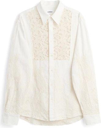 Soulland Femme, Blouses et Chemises, Blanc, Taille: 42/44 FR Rado Shirt