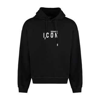 Dsquared2 Homme, Sweatshirts et sweats &agrave; capuche, Noir, Taille: S SweaT-shirt &agrave; Capuche Classique