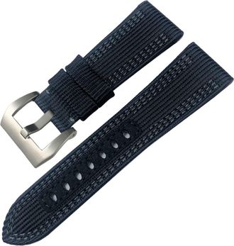 Generic 24mm 26mm Nylongewebe Uhrenarmband passend für Submersible Luminor PAM Canvas Leder Sportarmband Geschenkwerkzeuge