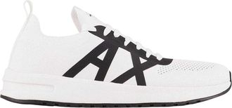 A|X Armani Exchange Logo Sneaker f&uuml;r Herren (Wei&szlig;/Schwarz)