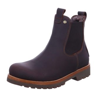 Panama Jack Herren Chelsea Boots Burton Igloo, M&auml;nner Stiefeletten,Lammfell,Ohne Verschluss,Stiefel,Booties,halbstiefel,Kastanienbraun,45 EU / 11 UK