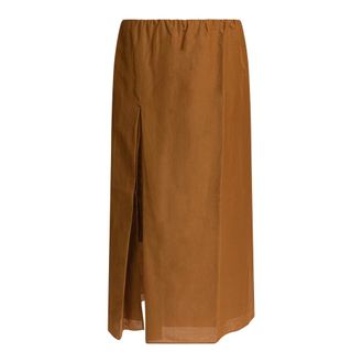 Loulou Studio Damen, Röcke, Braun, XSGröße