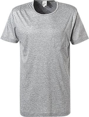 CALIDA Herren T-Shirt grau Jersey unifarben