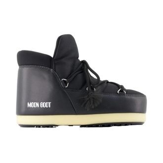 Moon Boot Schwarze Stiefeletten - Synthetik - - Shoes - Damen - Schwarzk - 39 EU