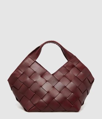Dragon Diffusion Sac Botteghe Cuir Bordo