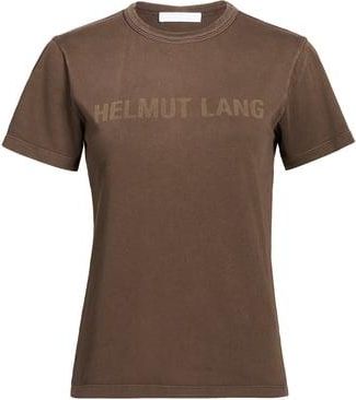 Helmut Lang T-shirt &agrave; logo d&eacute;lav&eacute;