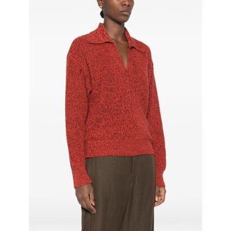 Tela Virgin Wool Blend Sweater - Red