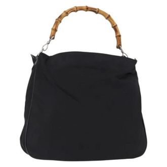 Gucci Sac &agrave; main en toile Pre-owned - Femme - Pre-owned - Noir - Taille: ONE Size