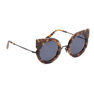 Philipp Plein Runde Cat-Eye-Sonnenbrille - - Accessories - Damen - Braun - ONE SIZE