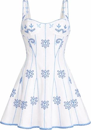 Charo Ruiz Ibiza Robe Arissa - Femme - Robes - Bleu - Taille: 38 FR