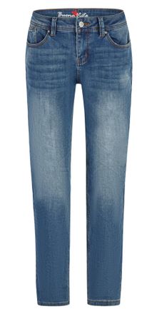 Buena Vista Damen Jeans Malibu Zip (DE/NL/SE/PL, Alphanumerisch, XL, Regular, Regular, Midstone)