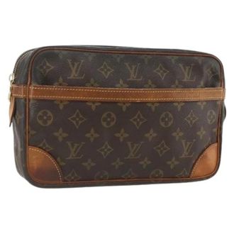 Louis Vuitton Pochette Compiegne 28 Pre-owned - Femme - Pre-owned - Brun - Taille: ONE Size